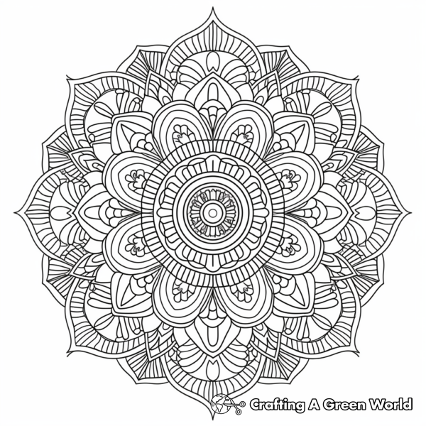 Mandala For Kids Coloring Pages - Free & Printable!