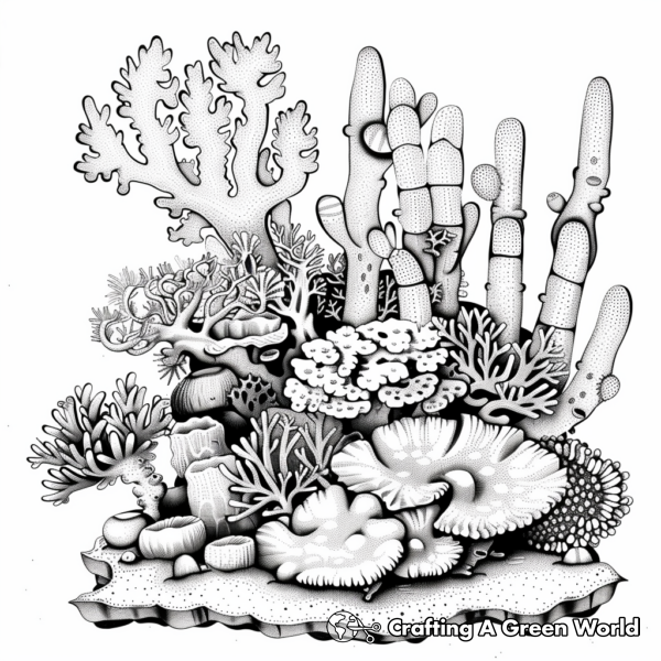 Coral Reef Coloring Pages - Free & Printable!