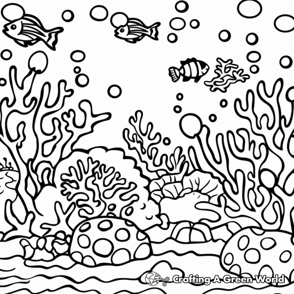 Coral Reef Coloring Pages - Free & Printable!