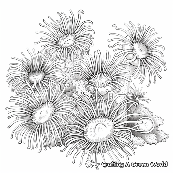 Sea Anemone Coloring Pages - Free & Printable!