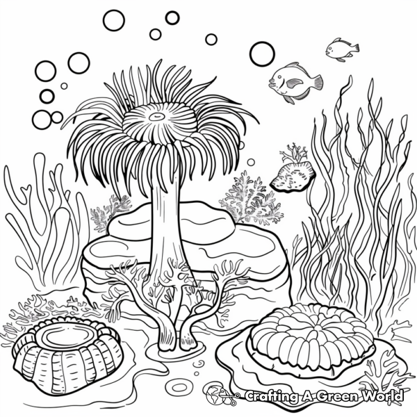 Sea Anemone Coloring Pages - Free & Printable!