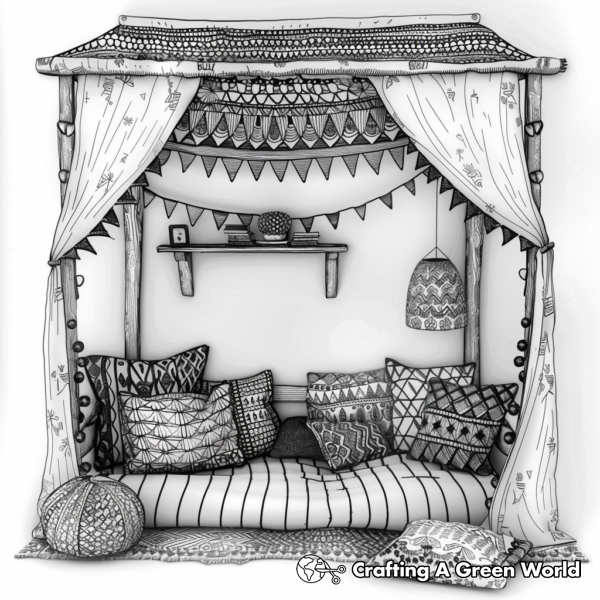 Interior Design Coloring Pages - Free & Printable!