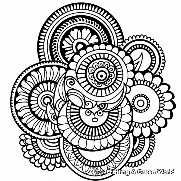 Paisley Coloring Pages for Adults - Free & Printable!