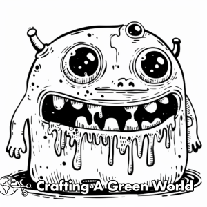 Slime Coloring Pages - Free & Printable!