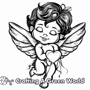 Cupid Coloring Pages - Free & Printable!