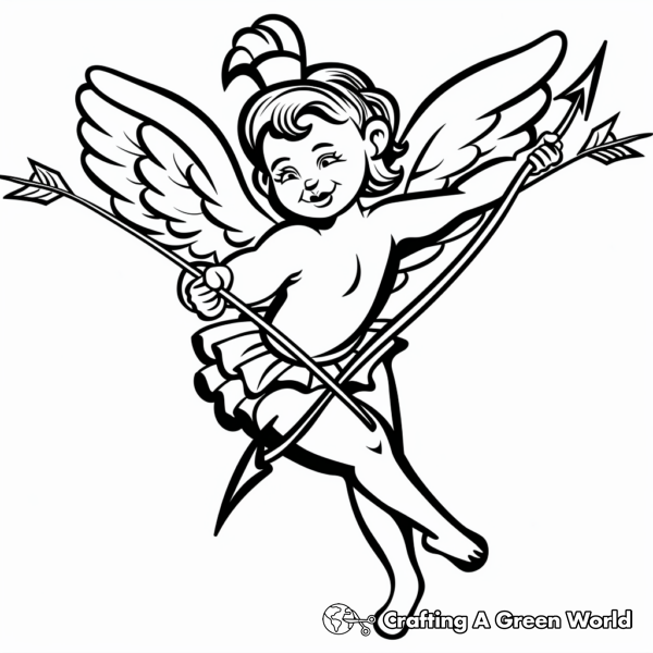Cupid Coloring Pages - Free & Printable!