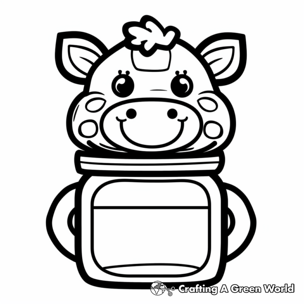 Mason Jar Coloring Pages - Free & Printable!