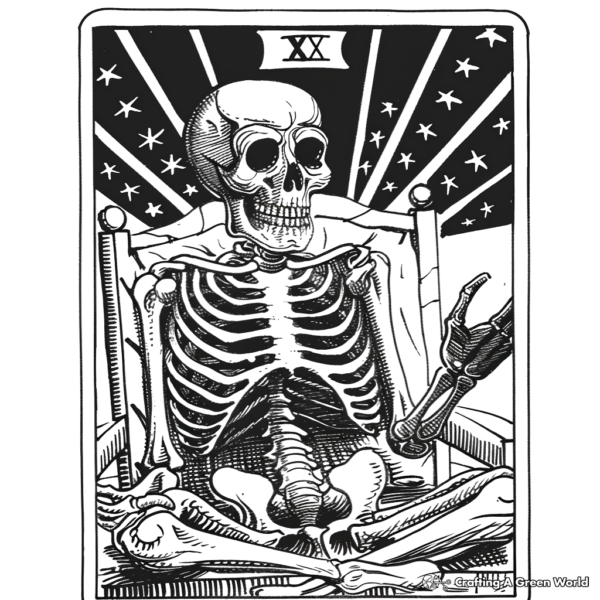 Tarot Card Coloring Pages - Free & Printable!