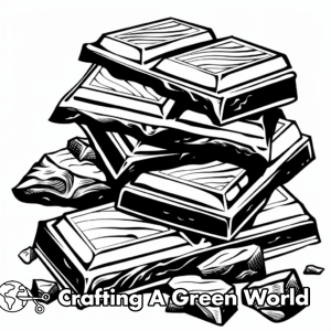 Chocolate Coloring Pages - Free & Printable!