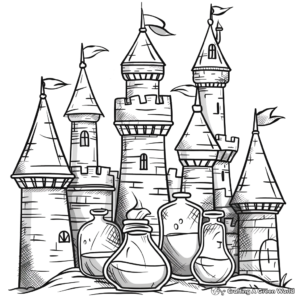 Magic Kingdom Coloring Pages - Free & Printable!