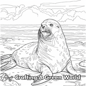 Sea Lion Coloring Pages - Free & Printable!