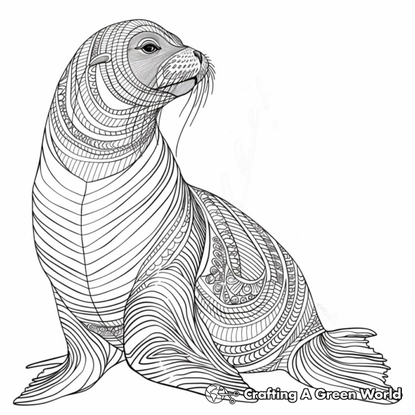 Sea Lion Coloring Pages - Free & Printable!
