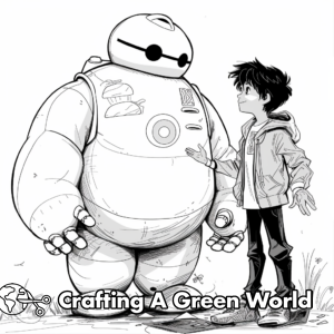 Baymax Coloring Pages - Free & Printable!