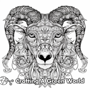 Ram Coloring Pages - Free & Printable!