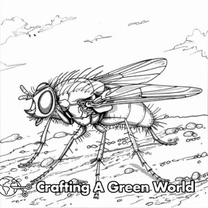 Fly Coloring Pages - Free & Printable!