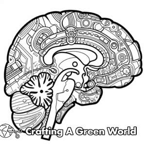 Brain Coloring Pages - Free & Printable!