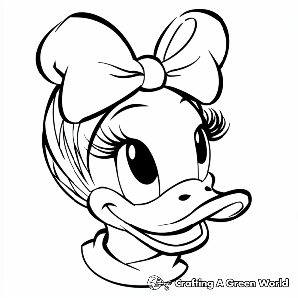 Daisy Duck Coloring Pages - Free & Printable!