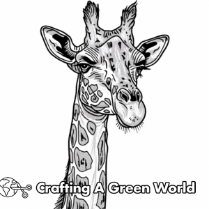 G Is For Giraffe Coloring Pages - Free & Printable!