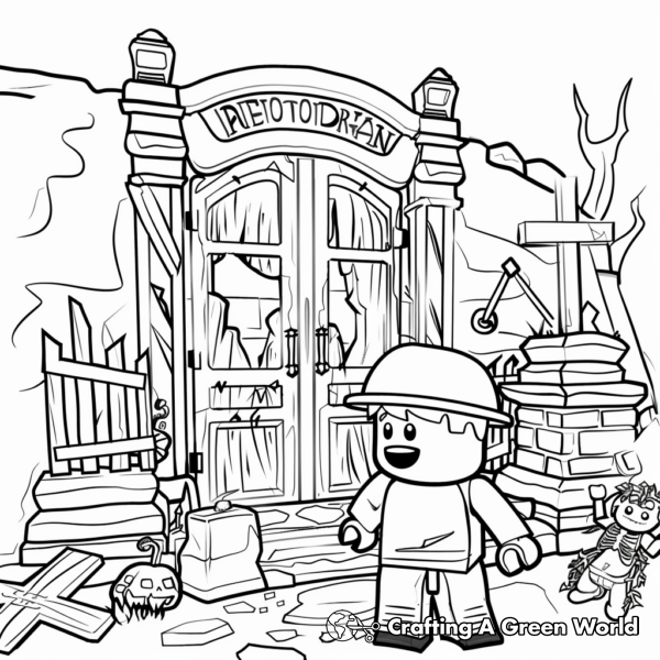 Figure Doors Roblox Coloring Pages - Free & Printable!