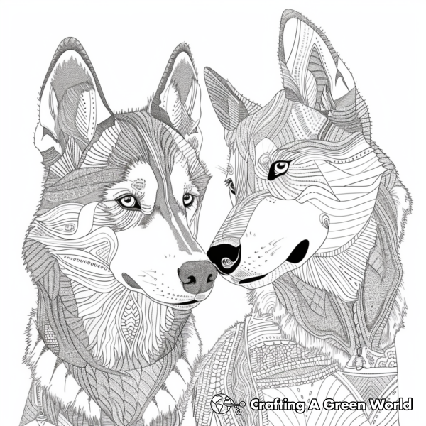 Husky Coloring Pages - Free & Printable!