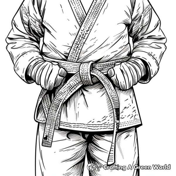 Karate Coloring Pages - Free & Printable!