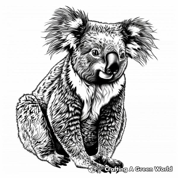 Koala For Adults Coloring Pages - Free & Printable!