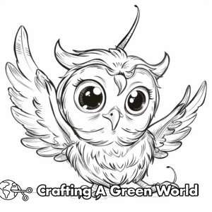 Owlicorn Coloring Pages - Free & Printable!