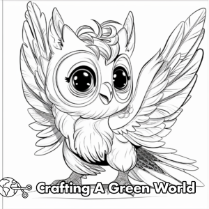 Owlicorn Coloring Pages - Free & Printable!
