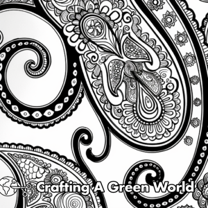 Paisley Coloring Pages for Adults - Free & Printable!