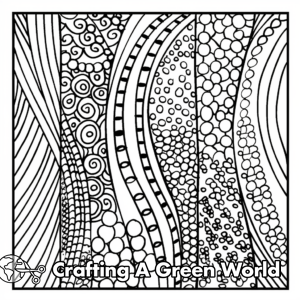 Preppy Coloring Pages - Free & Printable!