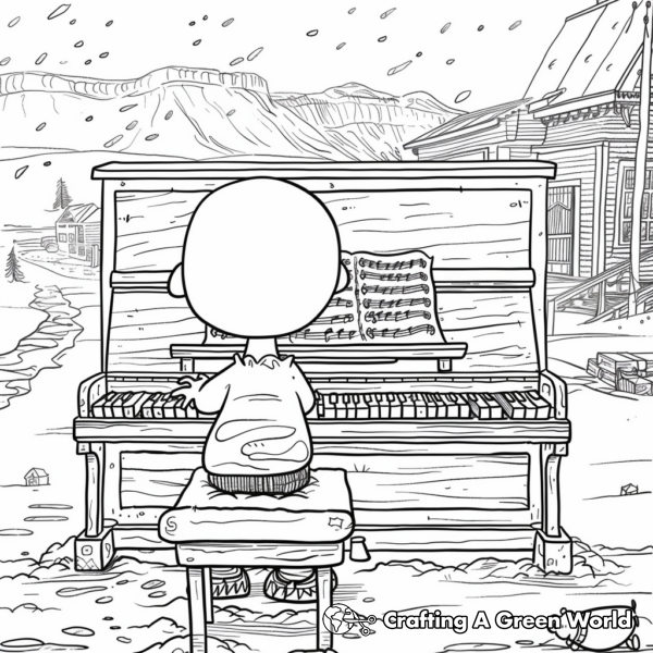 Charlie Brown Christmas Coloring Pages - Free & Printable!