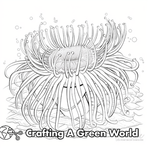 Sea Anemone Coloring Pages - Free & Printable!
