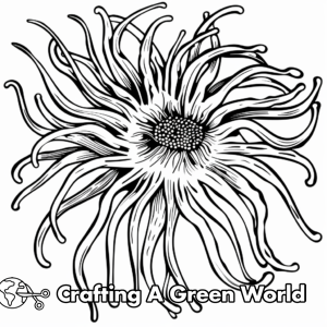 Sea Anemone Coloring Pages - Free & Printable!