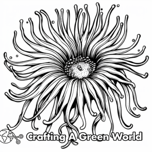 Sea Anemone Coloring Pages - Free & Printable!