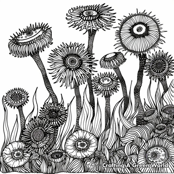 Sea Anemone Coloring Pages - Free & Printable!