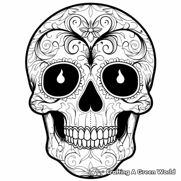 Skull For Adults Coloring Pages - Free & Printable!