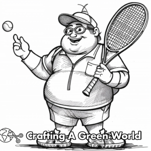 Tennis Coloring Pages - Free & Printable!