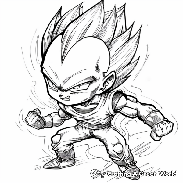 Vegeta Coloring Pages - Free & Printable!