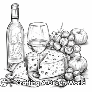 Food For Adults Coloring Pages - Free & Printable!