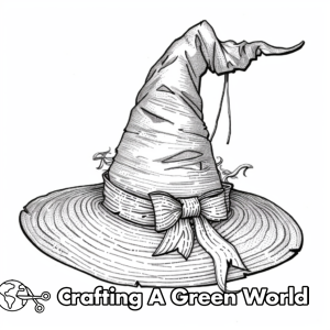 Witch Hat Coloring Pages - Free & Printable!