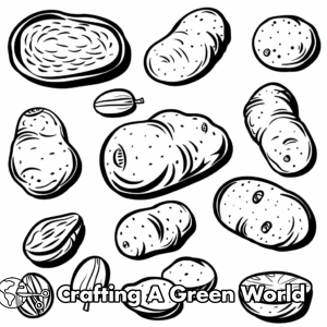 Potato Coloring Pages - Free & Printable!