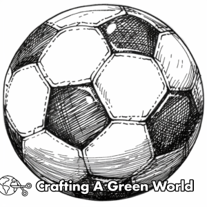 Soccer Ball Coloring Pages - Free & Printable!