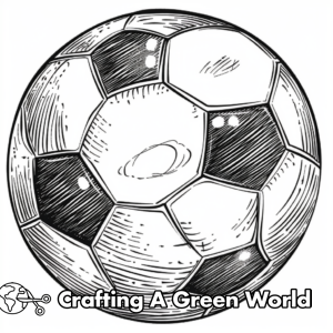 Soccer Ball Coloring Pages - Free & Printable!