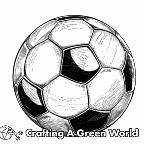 Soccer Ball Coloring Pages - Free & Printable!