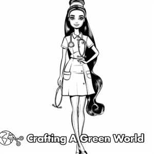 Black Barbie Coloring Pages - Free & Printable!