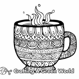 Cup Coloring Pages - Free & Printable!