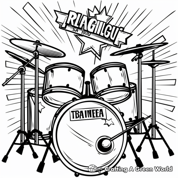 Instrument Coloring Pages - Free & Printable!