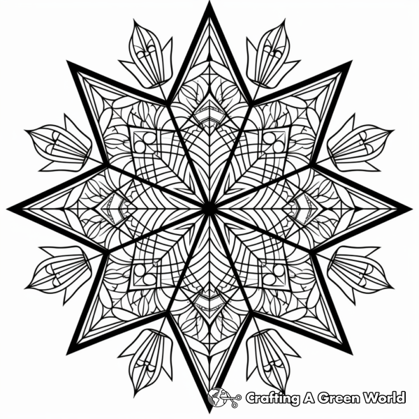 Geometric Mandala Coloring Pages - Free & Printable!