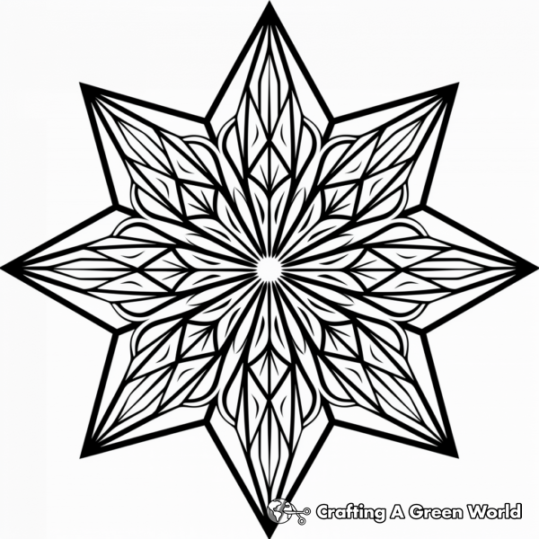 Geometric Mandala Coloring Pages - Free & Printable!