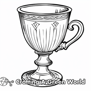 Cup Coloring Pages - Free & Printable!